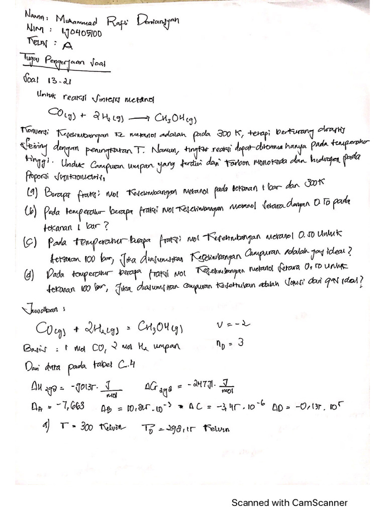 Tugas Problem Termo | PDF