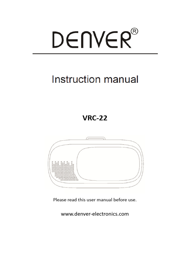 Denver VRC 22 | PDF | Ios | Android (Operating System) Denver VRC 22 | PDF | Ios | Android (Operating System)