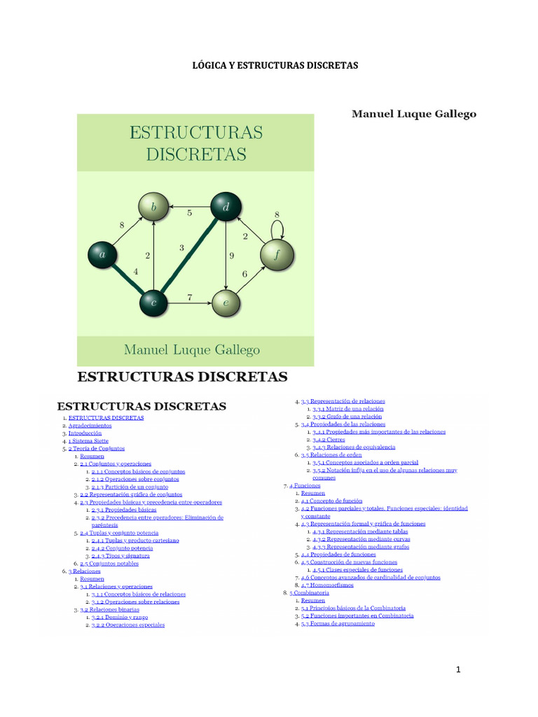 Libro de Lógica y Estructuras Discretas | PDF