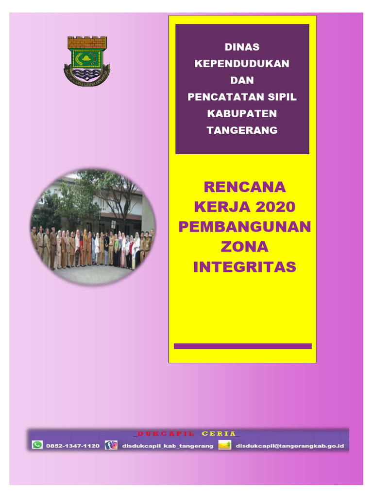 Renja ZI Disdukcapil | PDF