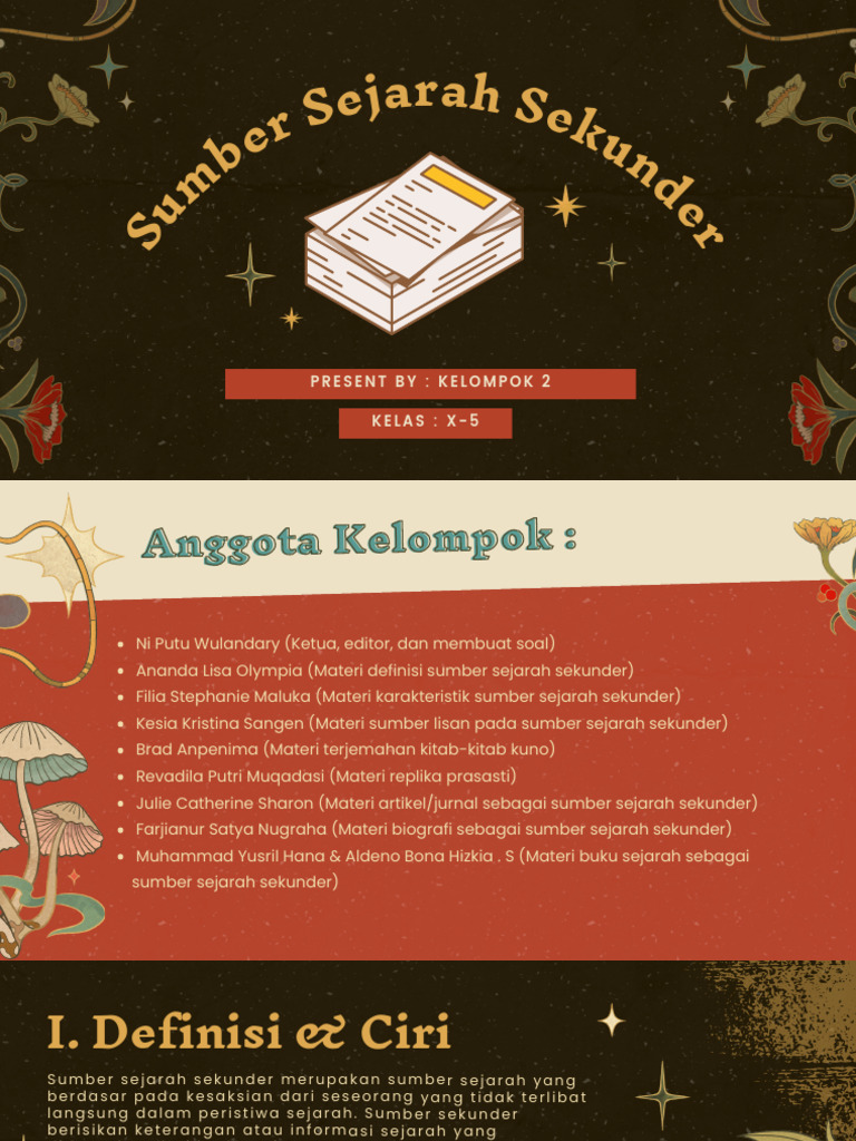 Contoh Sumber Sejarah Sekunder | PDF | Ilmu Sosial | Fiksi Umum