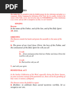 Usher Training Manual | PDF | Eucharist | Liturgy