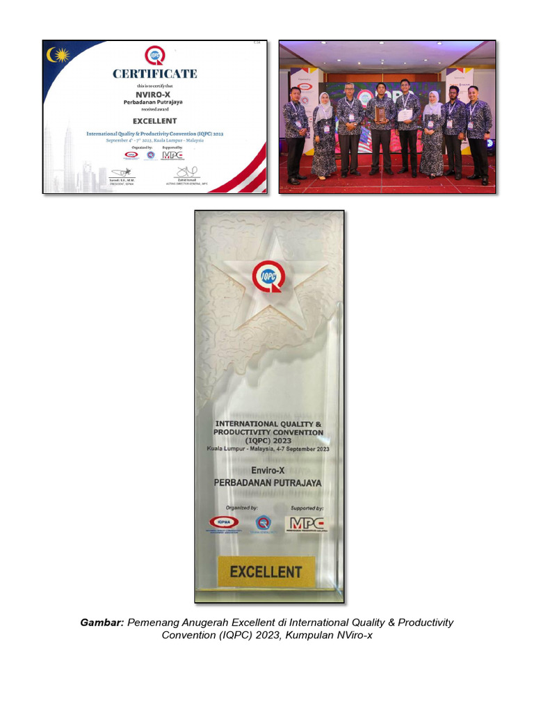 Anugerah IQPC 2023 - NVIRO | PDF