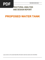 Elevated Water Tank Design | PDF | Beam (Structure) | Pascal (Unit)