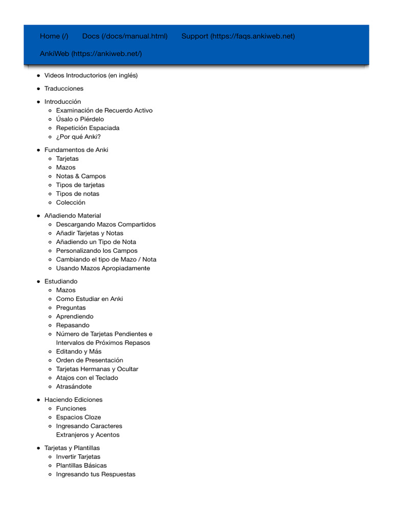 Manual de Anki | PDF | Archivo de computadora | Software