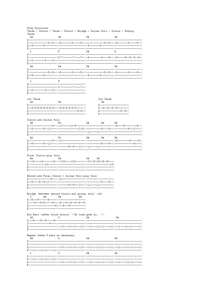 Distant Sun | PDF | Song Structure | Song Forms