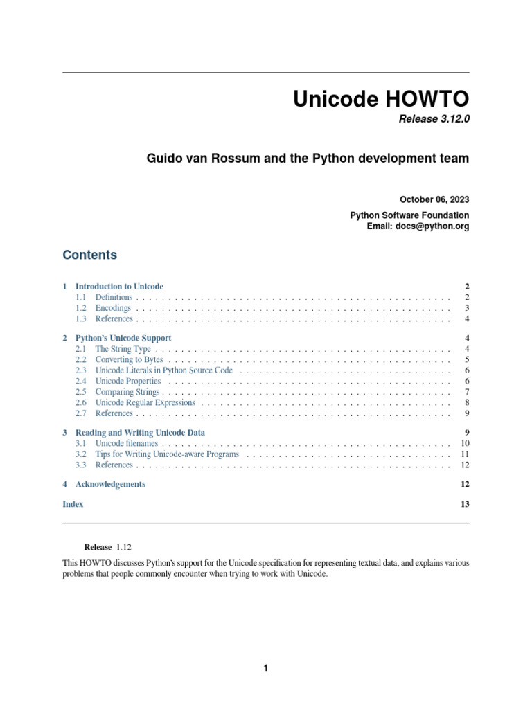 Howto Unicode Pdf Filename Character Encoding