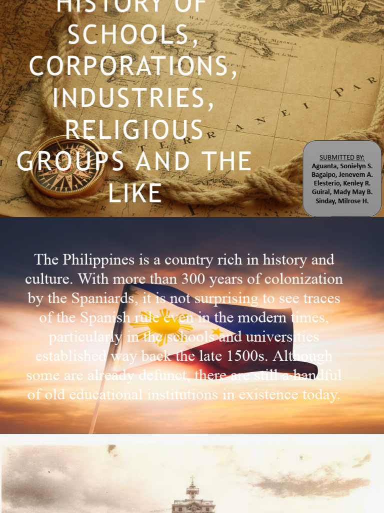 Institutional History of Schools Corporations Industries | PDF ...