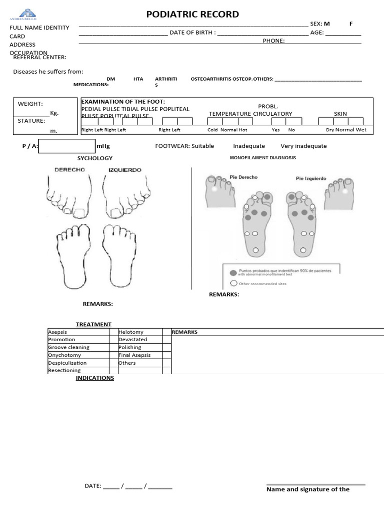 Podiatry File | PDF | Human Diseases And Disorders | Health Sciences