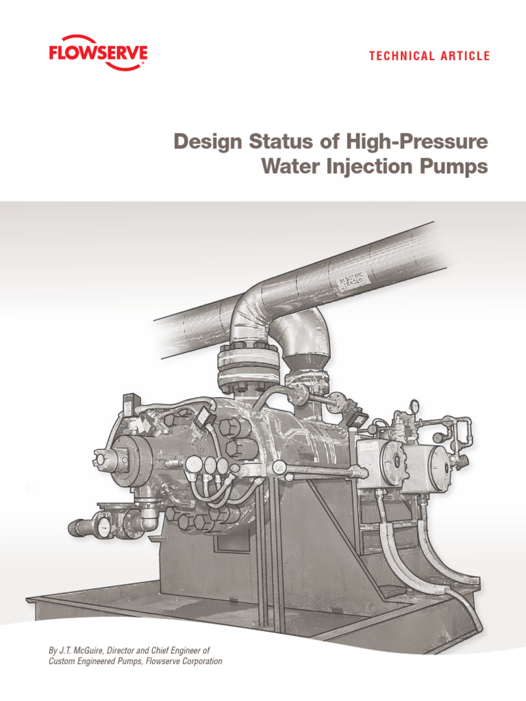High-Pressure Water Injection Pump Design | PDF