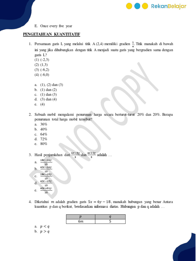Soal Dan Pembahasan To Utbk Tps 1-1-26-1 | PDF