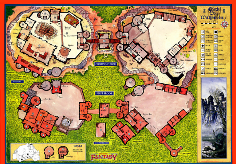 Castle Wittgenstein Map | PDF