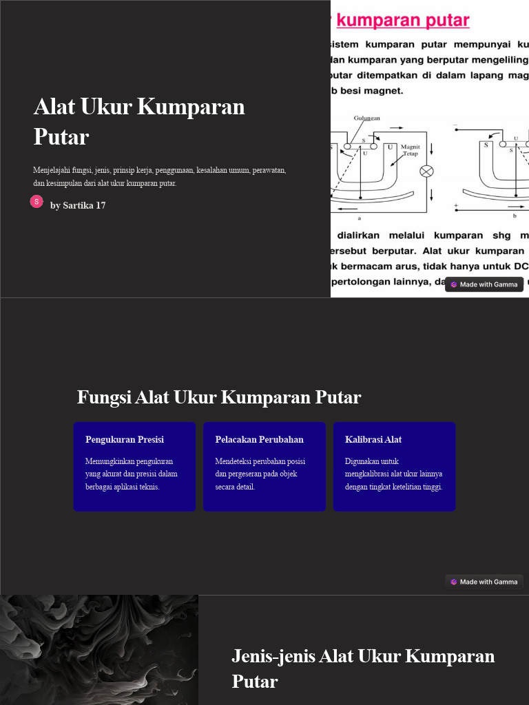 Alat Ukur Kumparan Putar | PDF