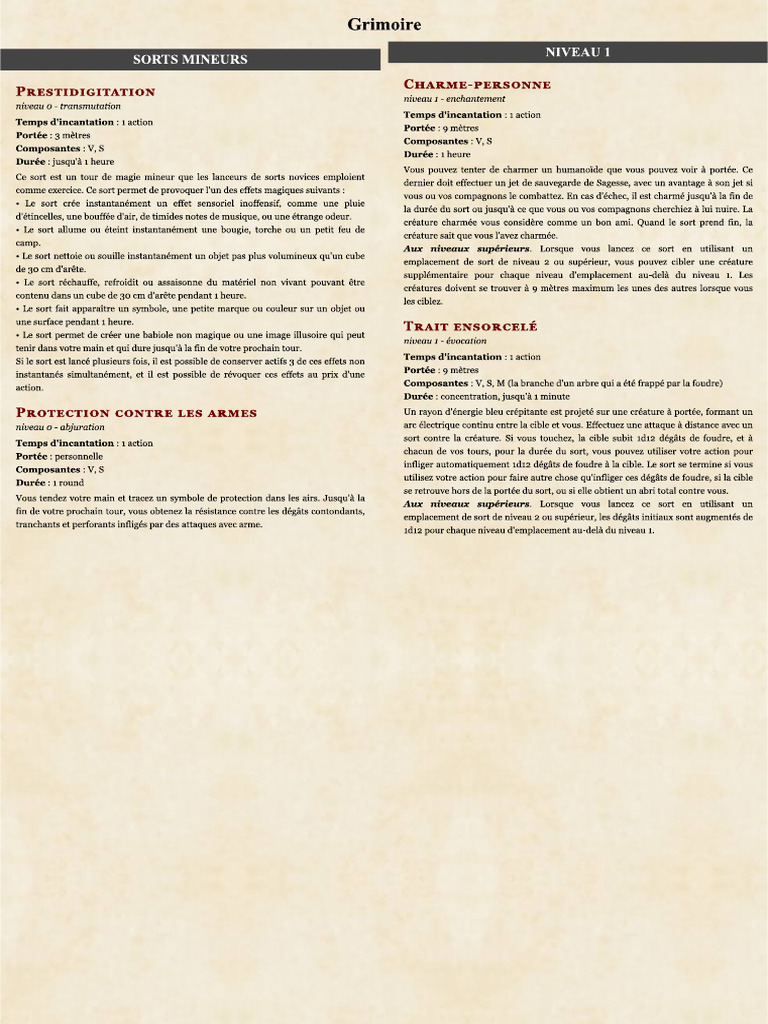 Jodi Mambro Grimoire | PDF