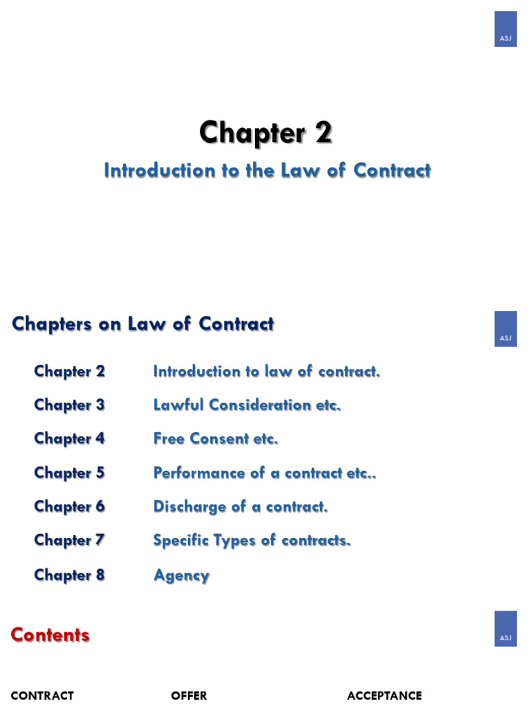 Chapter 2 CAF 03 MLaw Presentation | PDF | Offer And Acceptance | Consideration