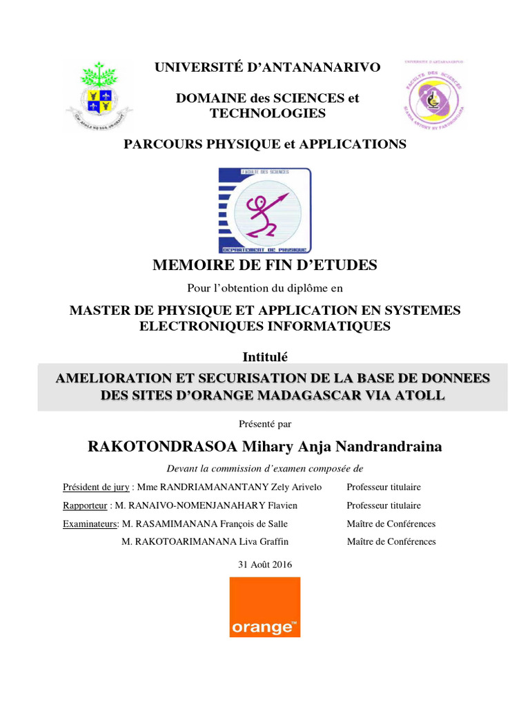 rakotondrasoaMiharyAN PH MAST 16 | PDF | GSM | Orthogonal Frequency ...