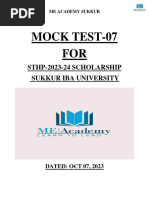 USAT Past Papers | PDF