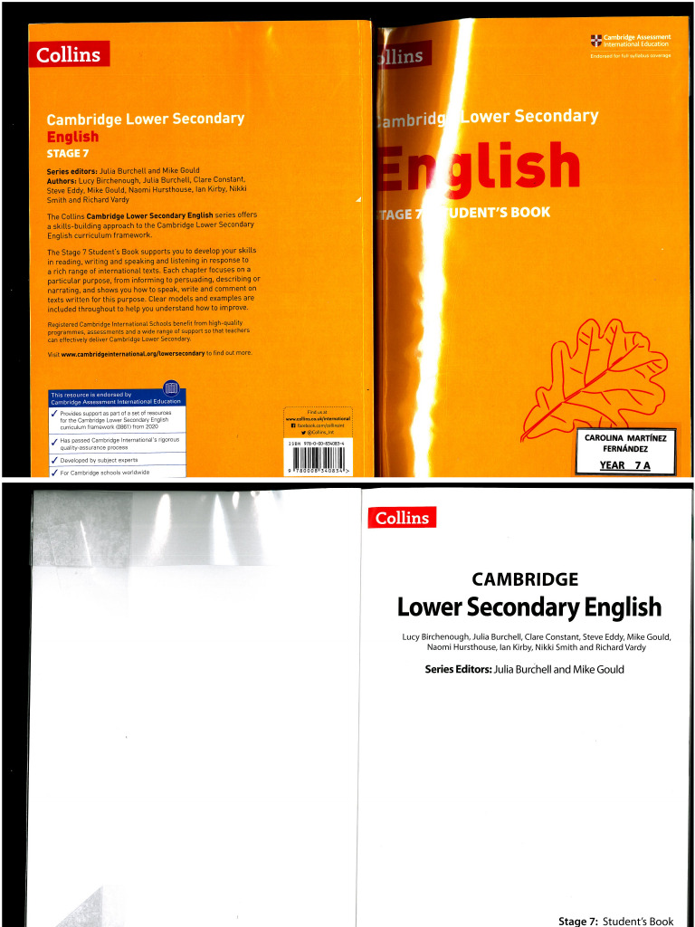 English - Cambridge Lower Secondary | PDF