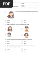 Soal Sumatif Tengah Semester 1 BAHASA INDONESIA Kelas 2 SD | PDF