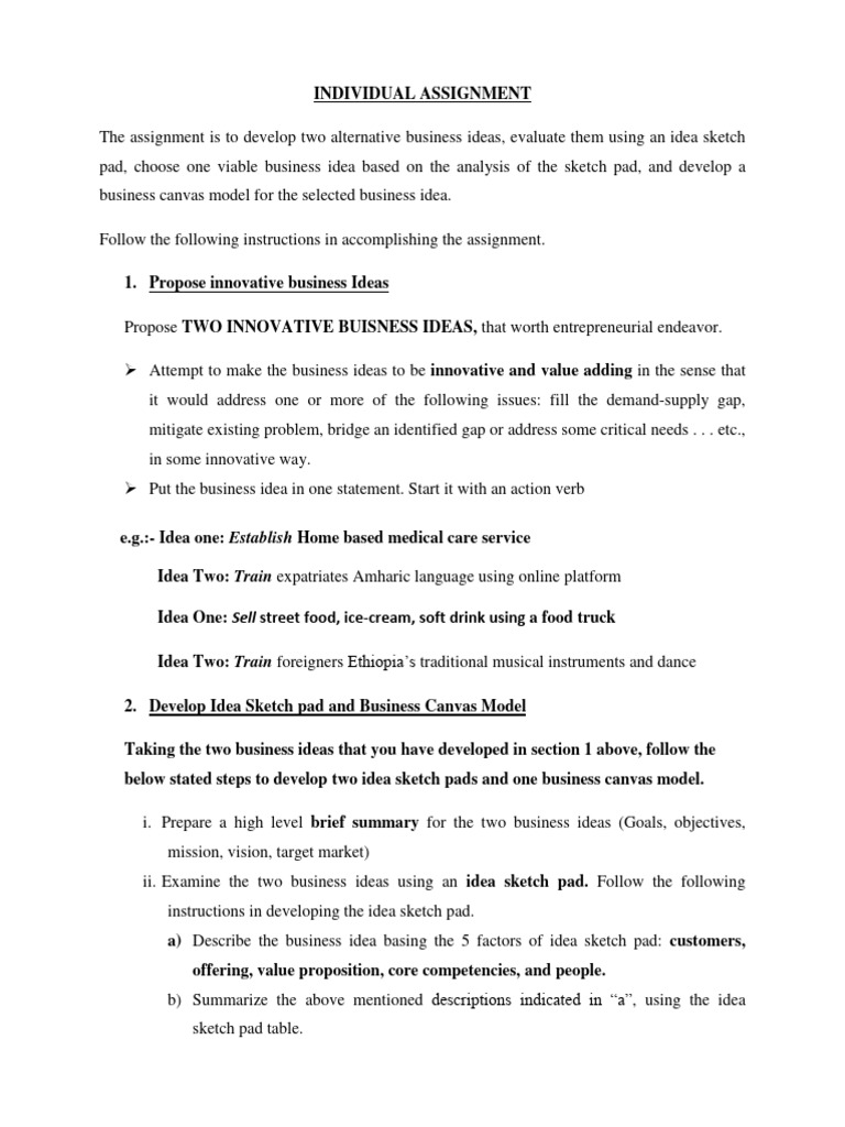 Individual Assignment | PDF | Business | Business Economics