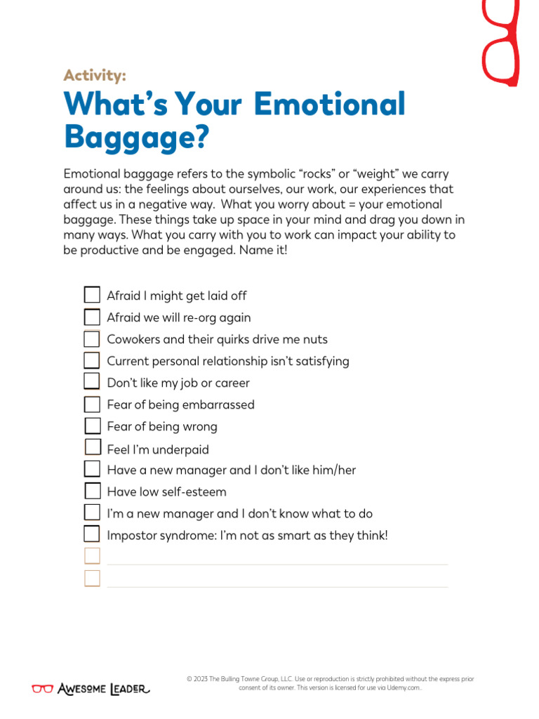 Understanding Emotional Baggage | PDF
