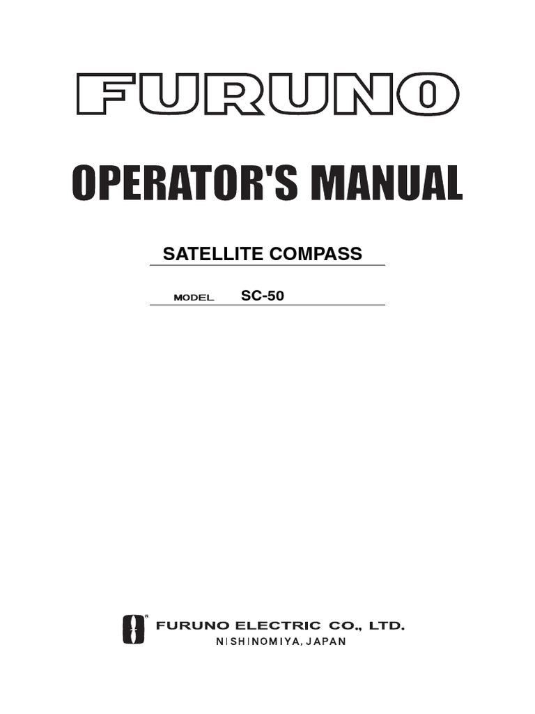 SC-50 Operator and Installation Manual | PDF