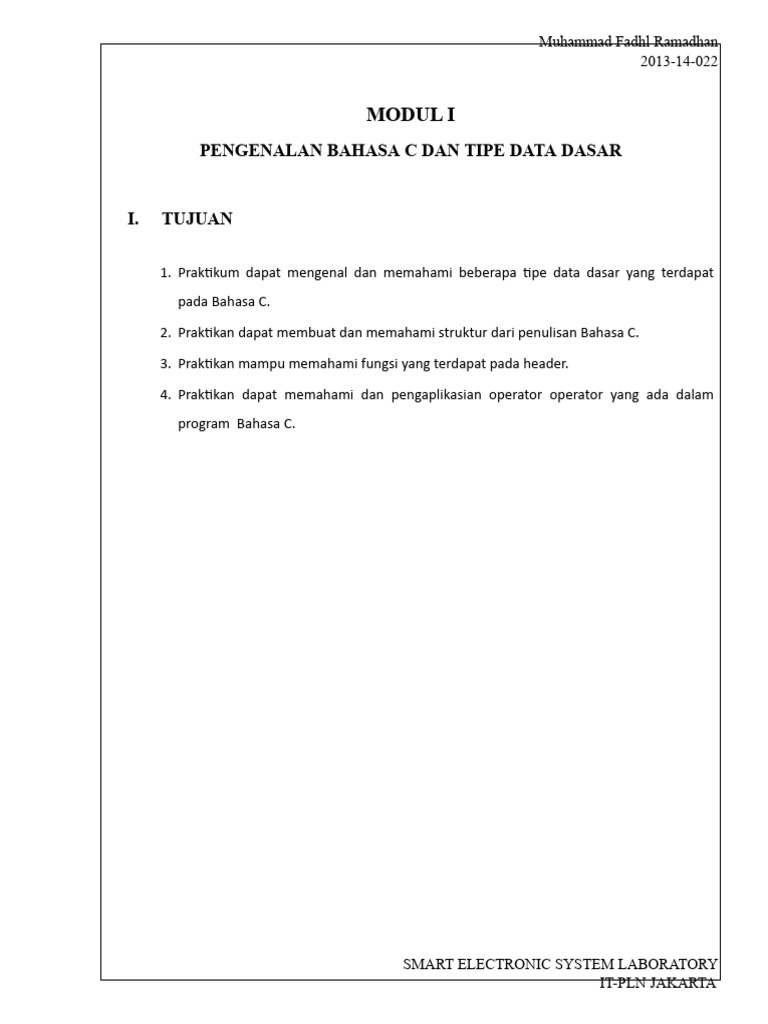 Laprak Ap Fadhl Modul 1 | PDF | Komputer