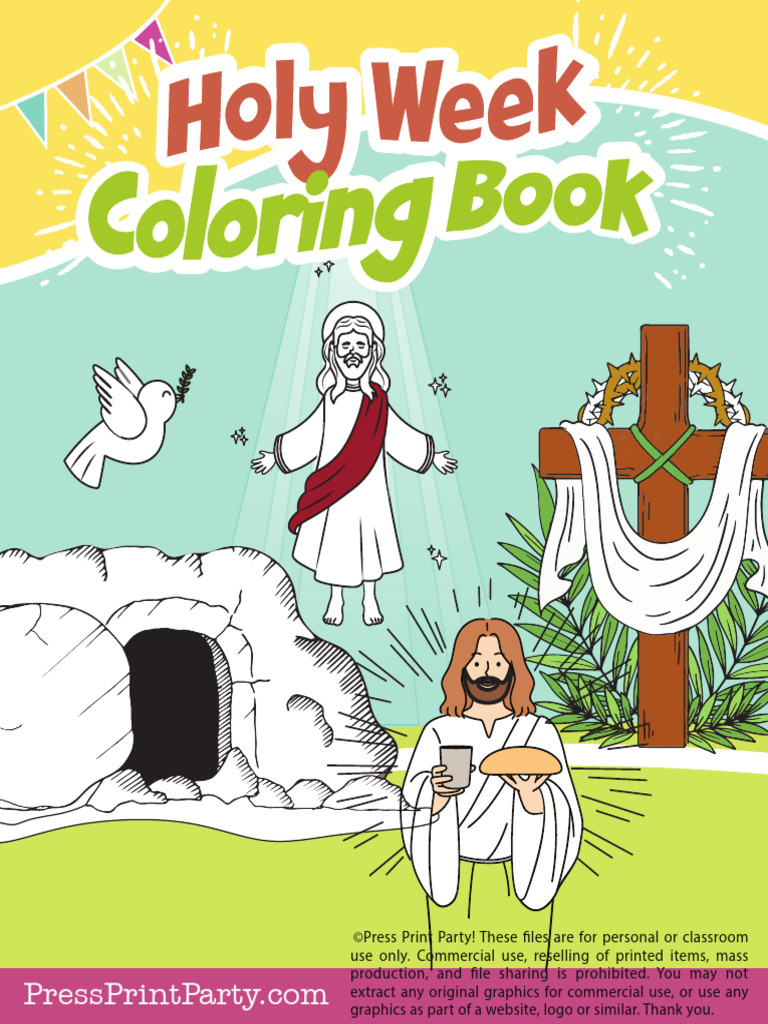 PPP Free Easter Holy Week Coloring Book | PDF