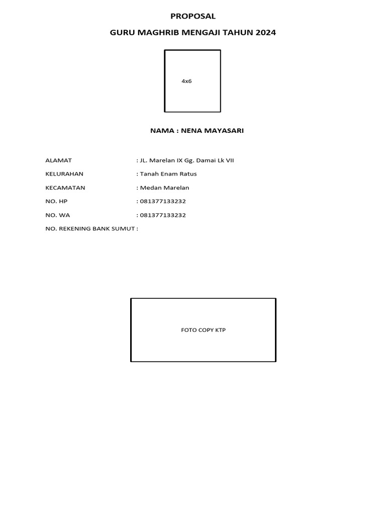 Maghrib Mengaji Tahun 2023 Kak Nena | PDF