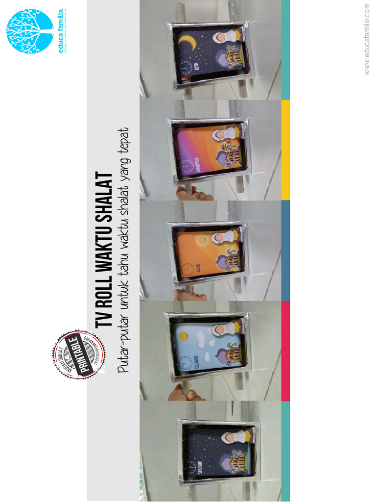 Printable TV Roll Waktu Shalat | PDF