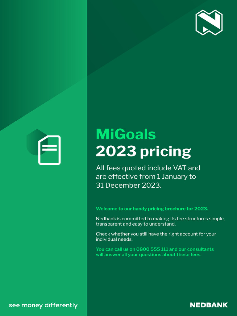 Migoals Pricing Guide 2023 | PDF | Debit Card | Automated Teller Machine