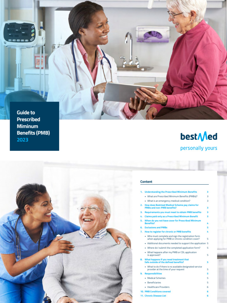 Bestmed Guide To Prescribed Minimum Benefits 2023 V100 20230316 Web | PDF | Medicine | Health Care