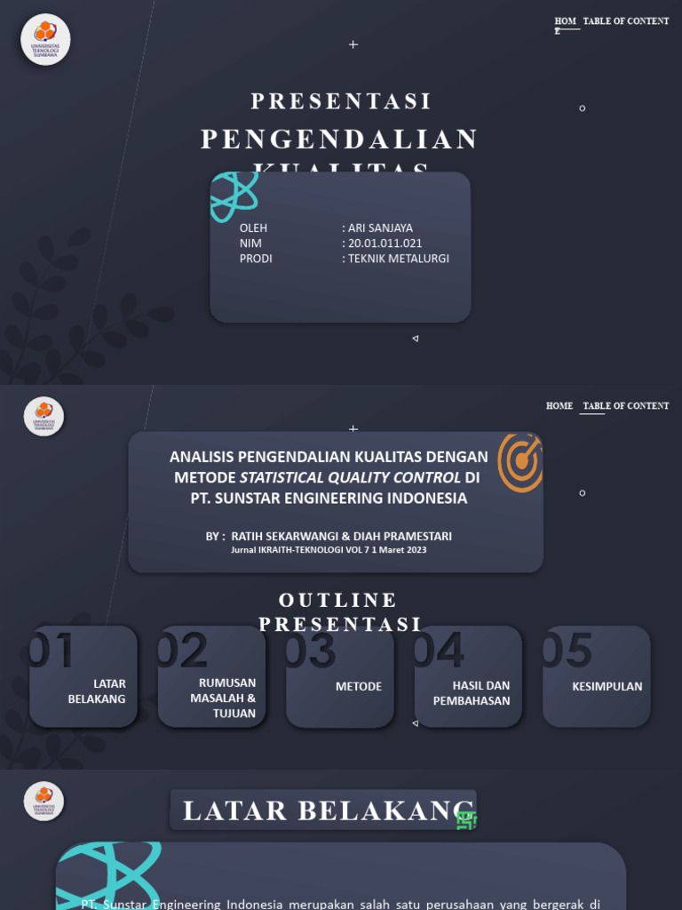 Analisis Pengendalian Kualitas SQC | PDF