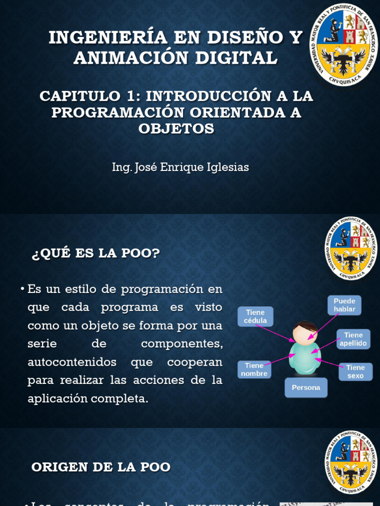 Cap 1 Programacion Orientada A Objetos Pdf Objeto Informática Programación Orientada A