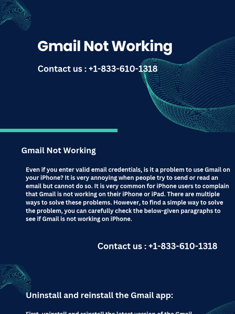 Gmail Not Working | PDF | Business | Computers