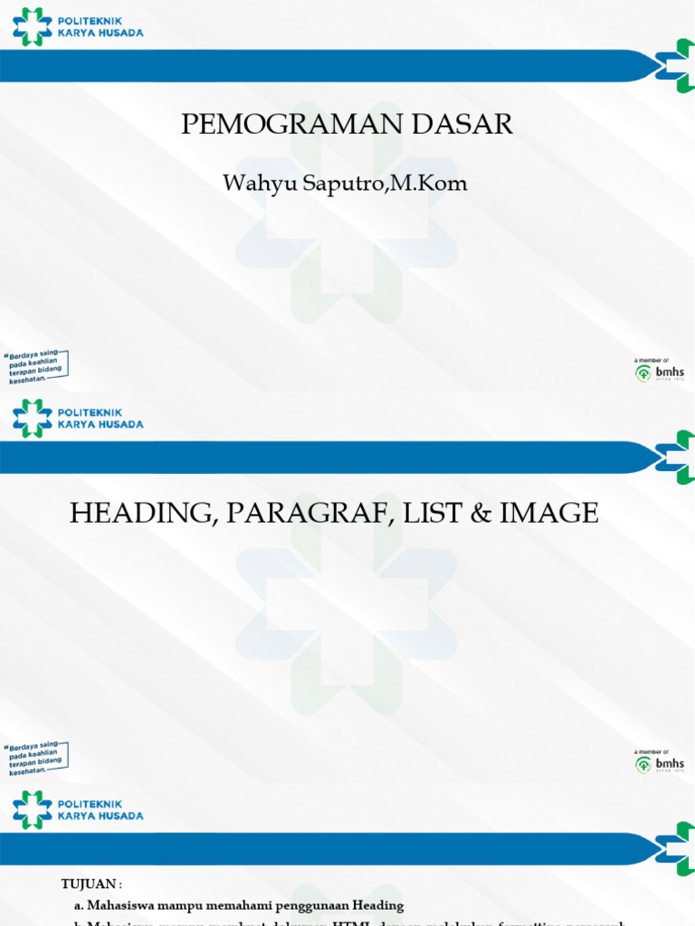 Pemograman Dasar | PDF
