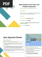 Idea Presentation Format - SIH 2022 - College | PDF | Microsoft Power Point | Computing