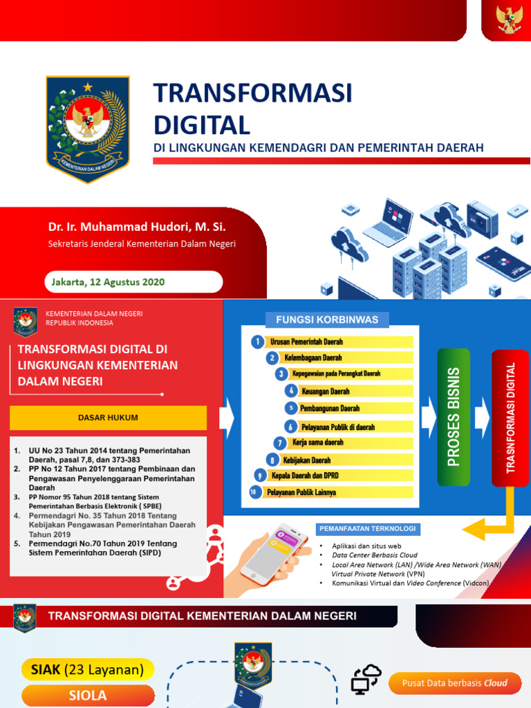Transformasi Digital Kemendagri | PDF | Komputer