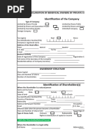 Beneficial Ownership Declaration Form - Bo1 Nganja Investments CC | PDF ...