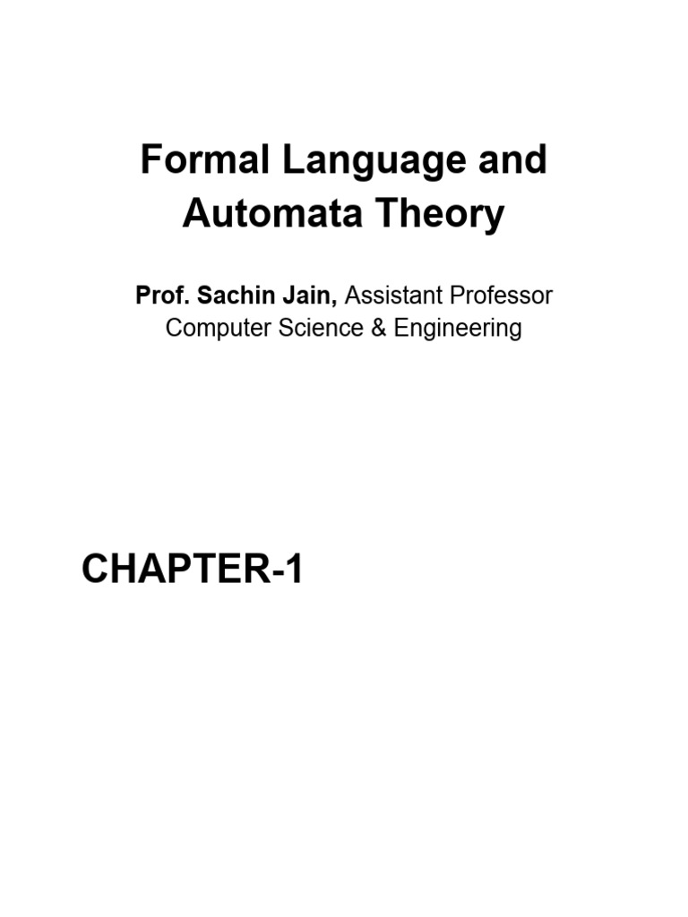 Flat 203105305 1 | PDF | String (Computer Science) | Syntax (Logic)
