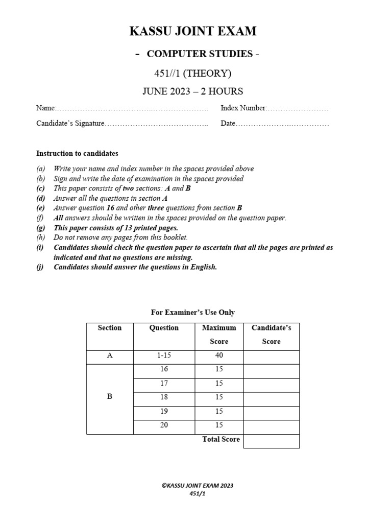 Computer P1 | PDF | Operating System | Process (Computing)