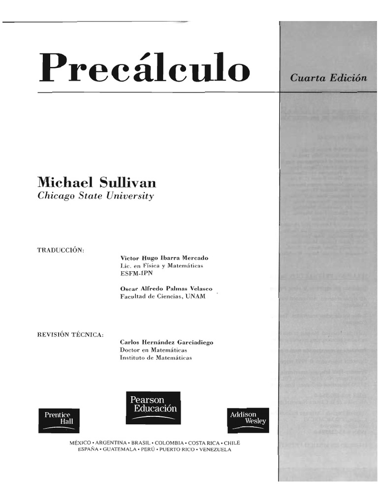 Sullivan Michael - Precalculo 4ta EdCap6 | PDF