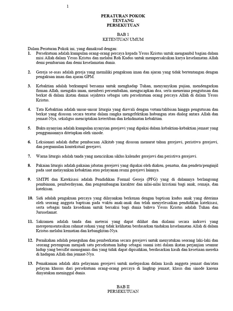 PP Persekutuan GPM | PDF