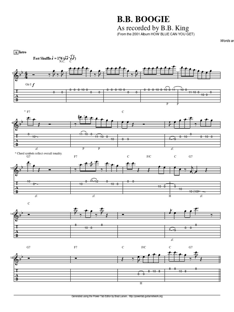 BB Boogie | PDF | Music Theory | Elements Of Music