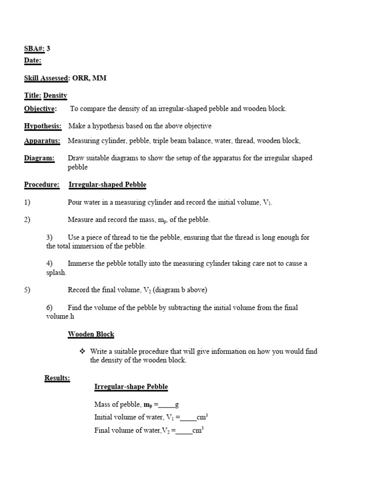 Comparing Densities | PDF