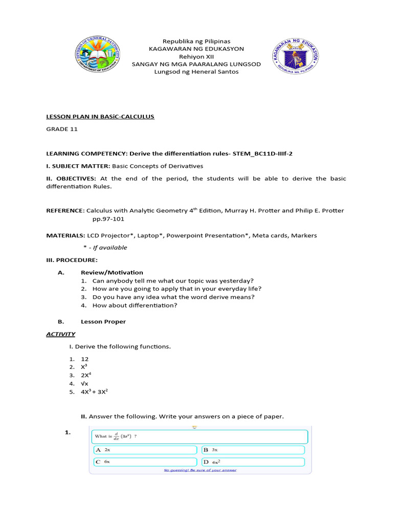 STEM - BC11D IIIf 2 | PDF | Teaching Methods & Materials | Science & Mathematics