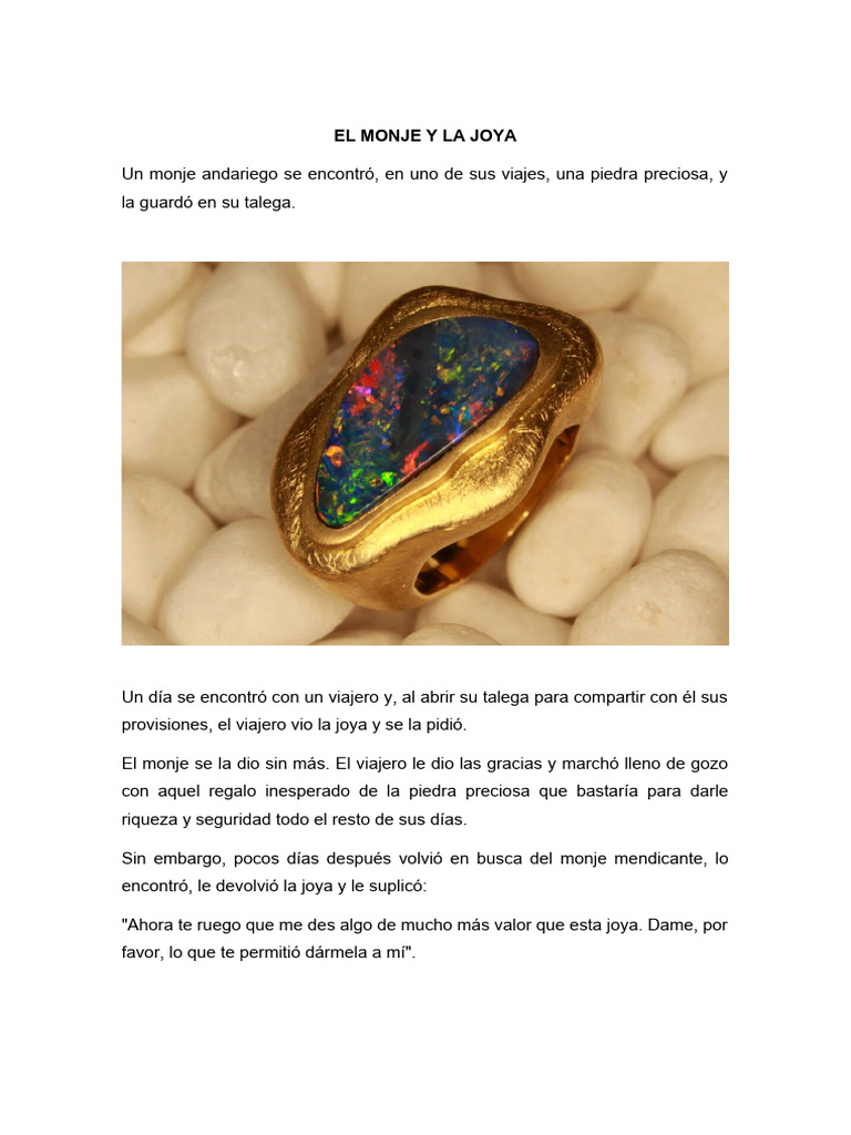 El monje y la joya valiosa | PDF