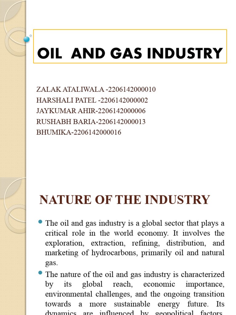 Oil and Gas Industry-Sapm | PDF
