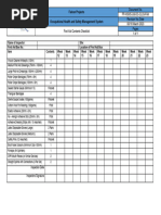 1.4a Toilet Inspection Checklist | PDF | Toilet | Hygiene
