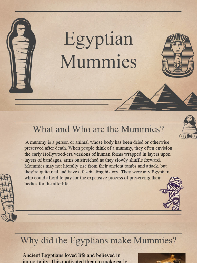 Egyptian Mummies_CLASS11 | PDF | Mummy | Ancient Egyptian Religion